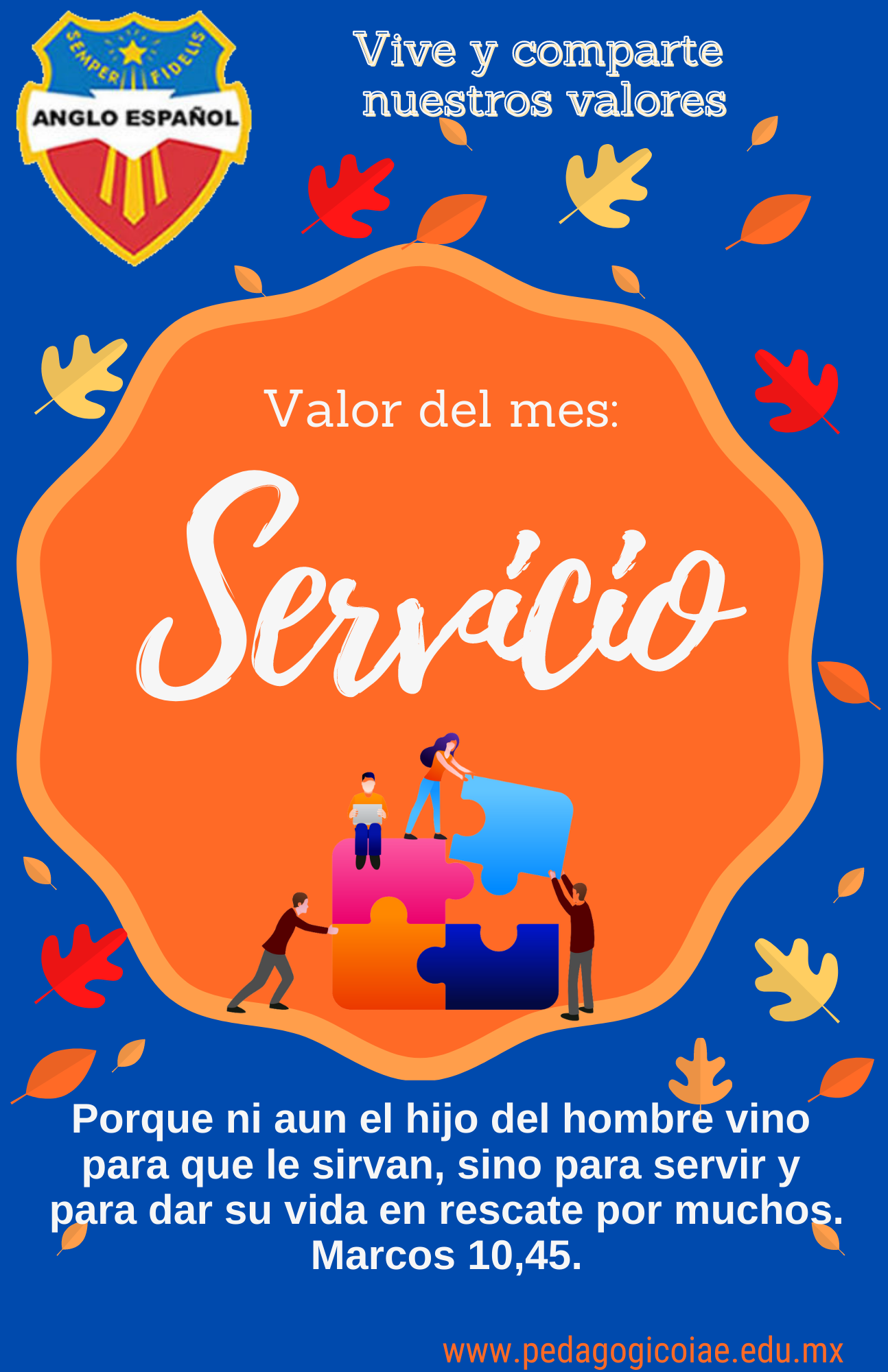 Vive y comparte nuestros valores: Servicio – IAE